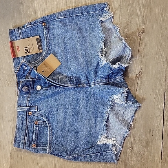 Levi's | Shorts | Levis 5 High Rise Button Fly Shorts | Poshmark